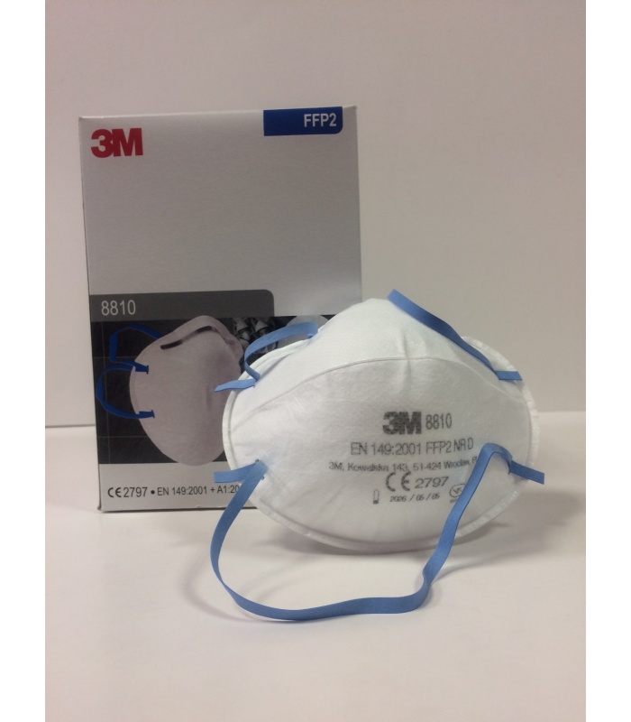 RESPIRATORE 3M 8810 PER POLVERI FFP2 conf. 20 pzz